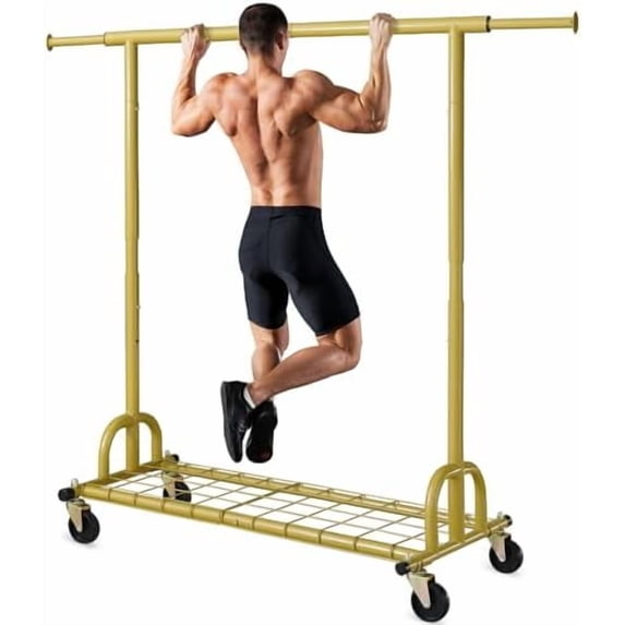 Clothing Rack Gold Clothes Rack Heavy Duty Garment Rack for Hanging ...
