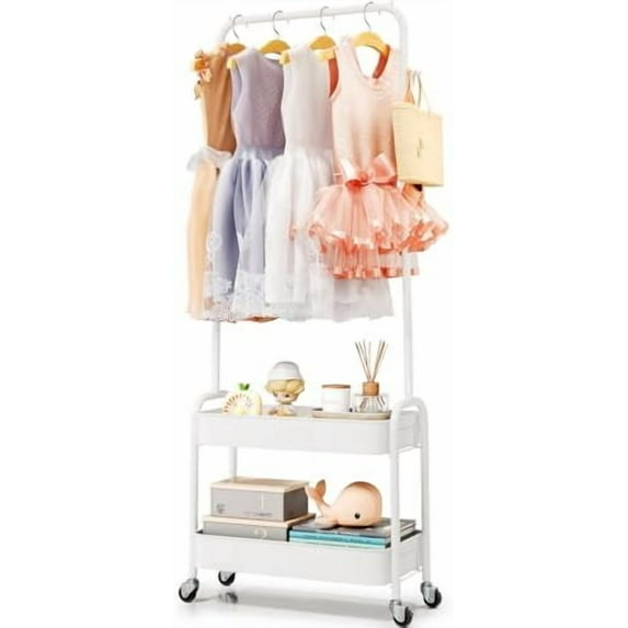 Clothing Rack, Kids Small Clothes Racks for Hanging Clothes, Garment ...