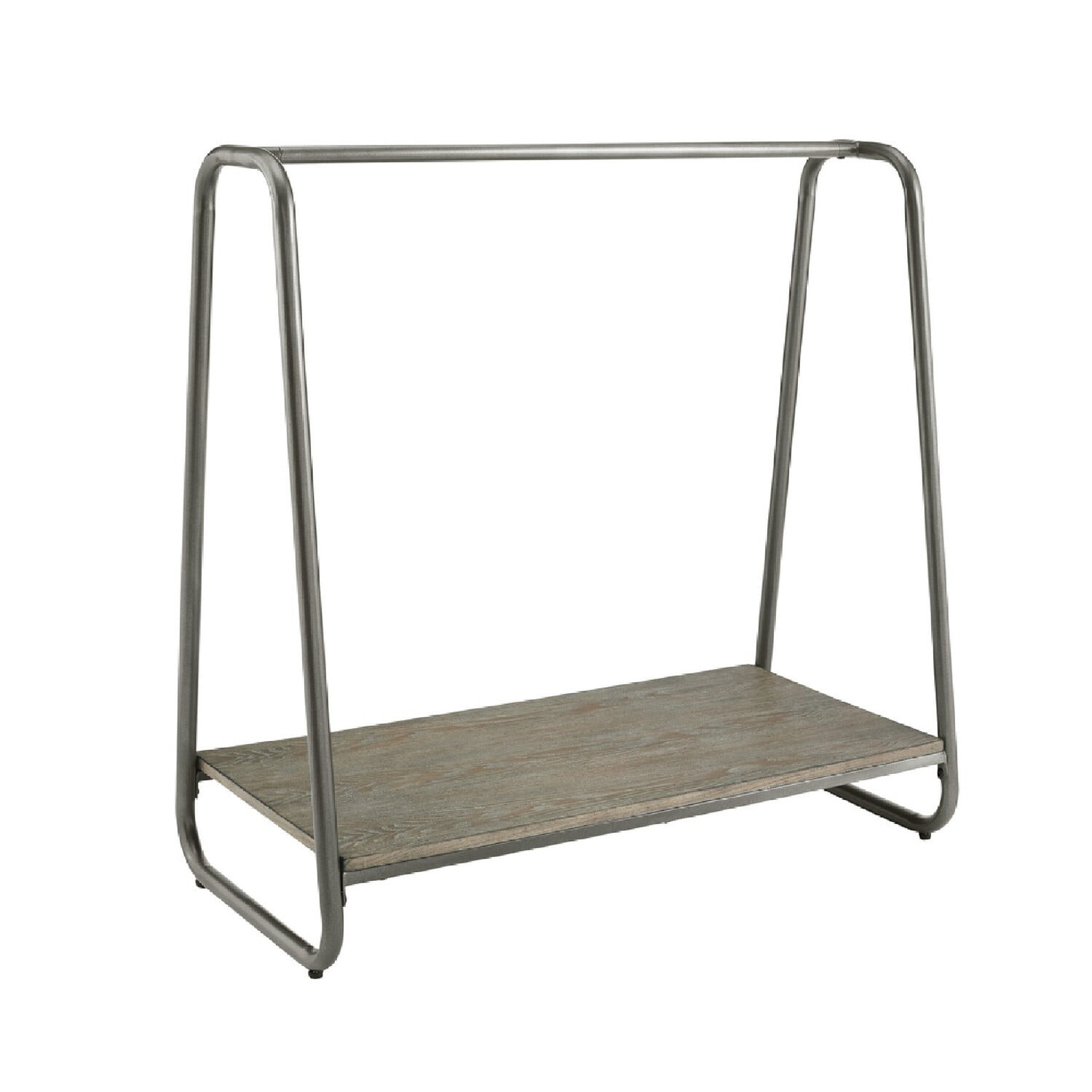 Clothing Rack with Tubular Metal Frame, Small, Brown and Black ,Saltoro ...