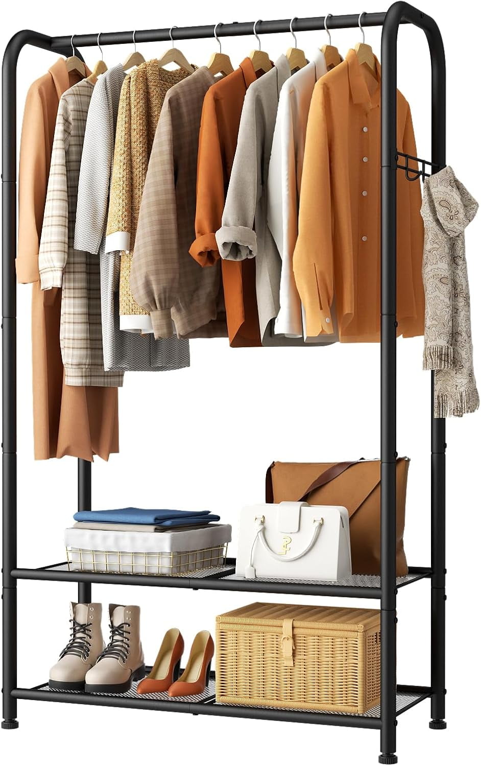 Clothing Racks For Hanging Clothes Rack Portable Closet Garment Coat ...
