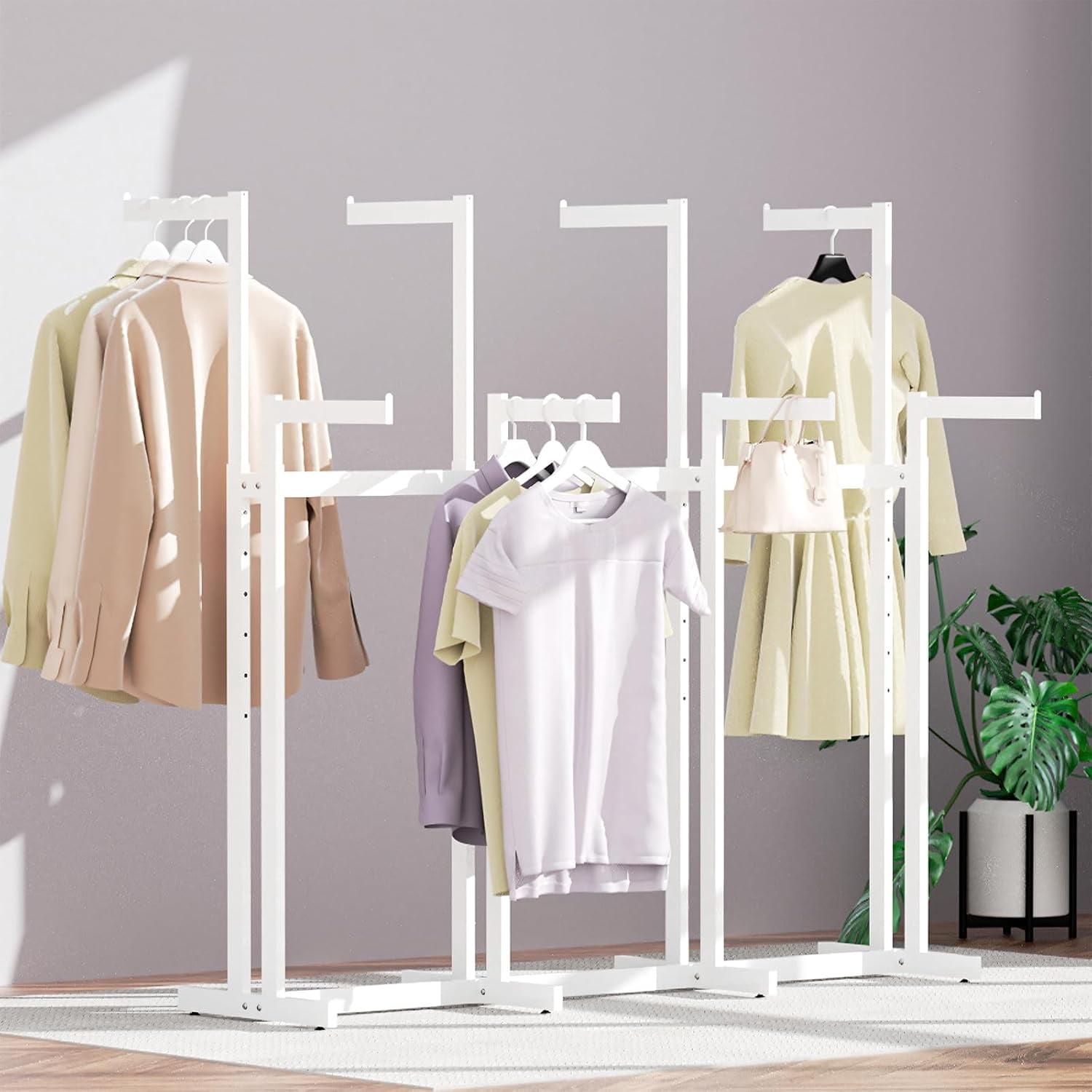 Clothing Racks - Heavy Duty Garment Racks Metal for Retail Display ...