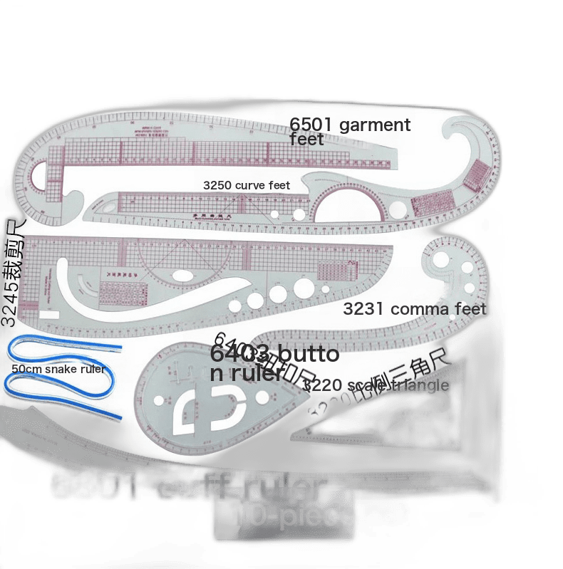 Clothing Ruler Design Pattern Making Ruler Cutting Put Yardage Ruler ...