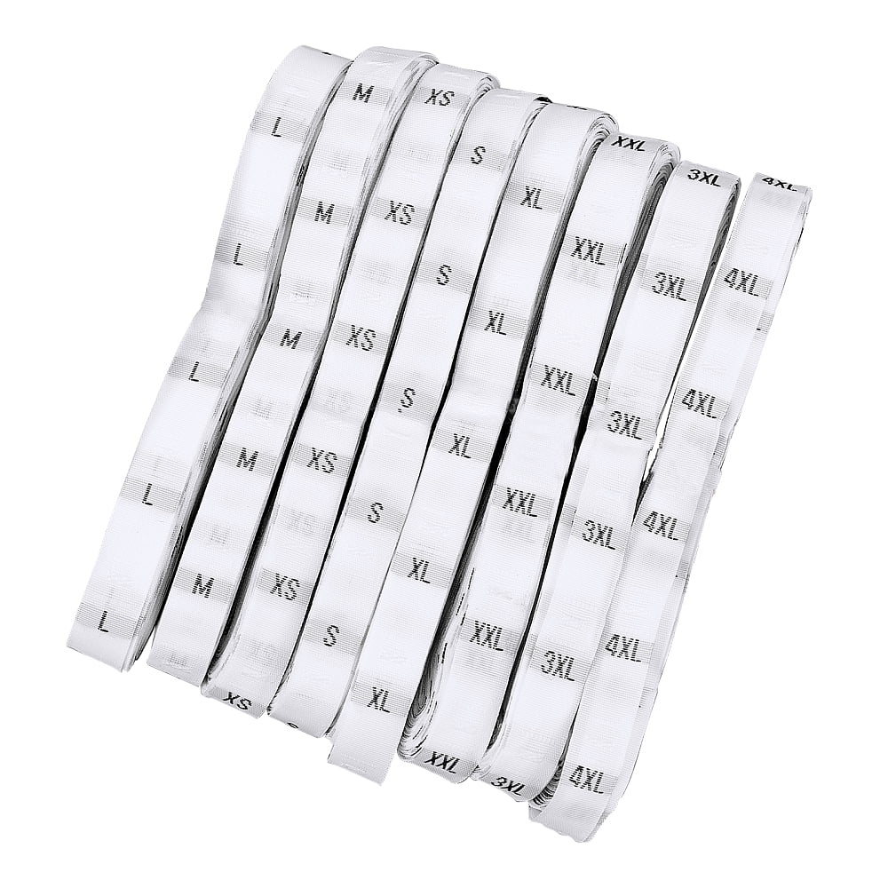 Clothing Size Labels Garment Accessories Size Tags White 12mm 15m/Roll ...