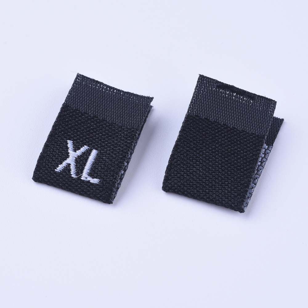 Clothing Size Labels(XL) Garment Accessories Size Tags Black 18x12 ...