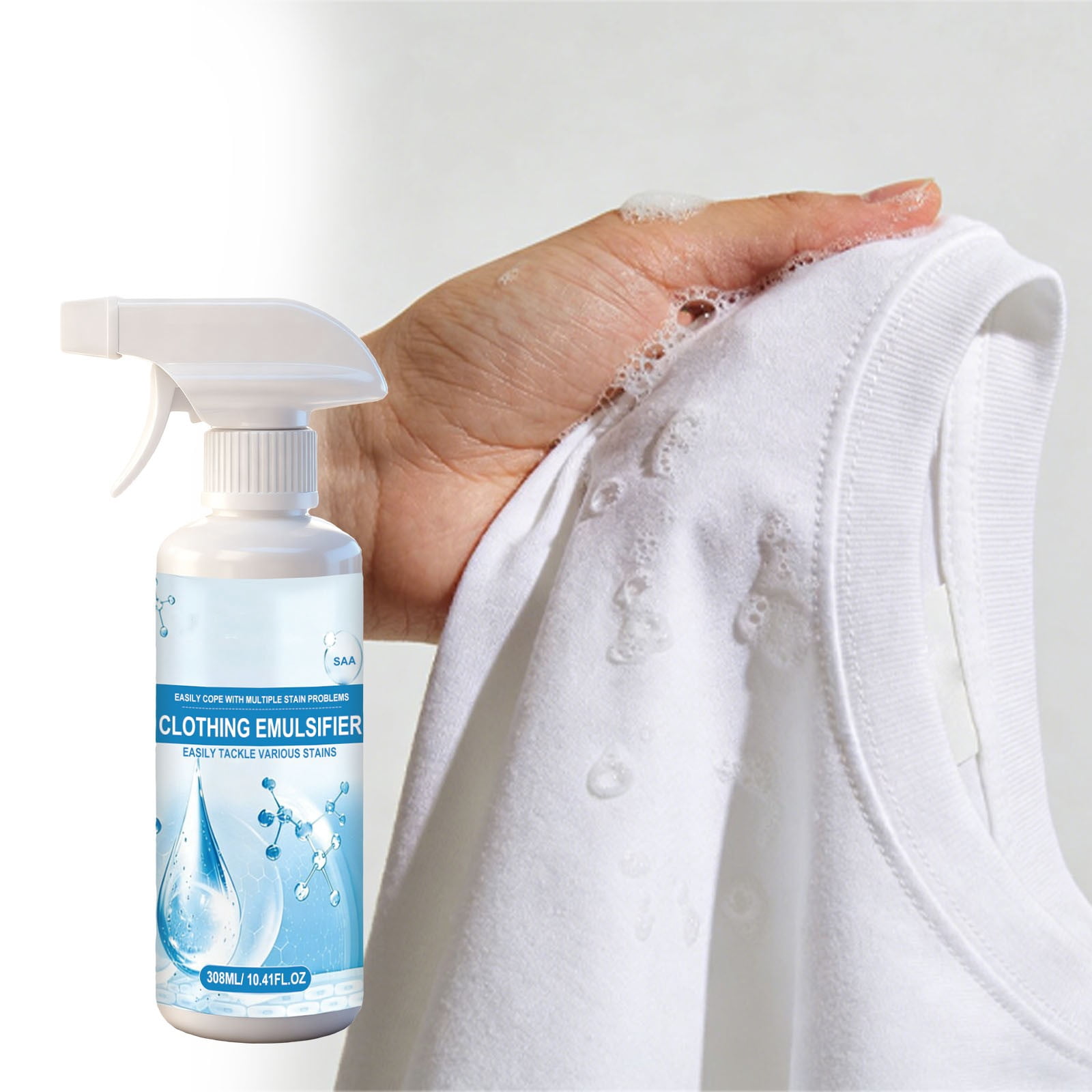 Clothing Stain Remover Powerful Cleaning Formula Gentle on Fabrics Easy ...