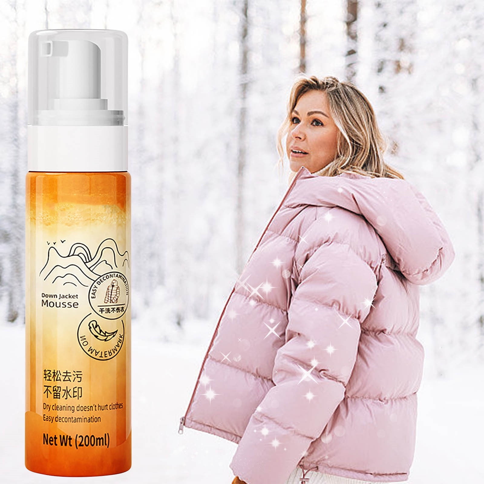 Clothing Stain Remover Spray | Down Jacket Cleaner | 200ml | Effective ...