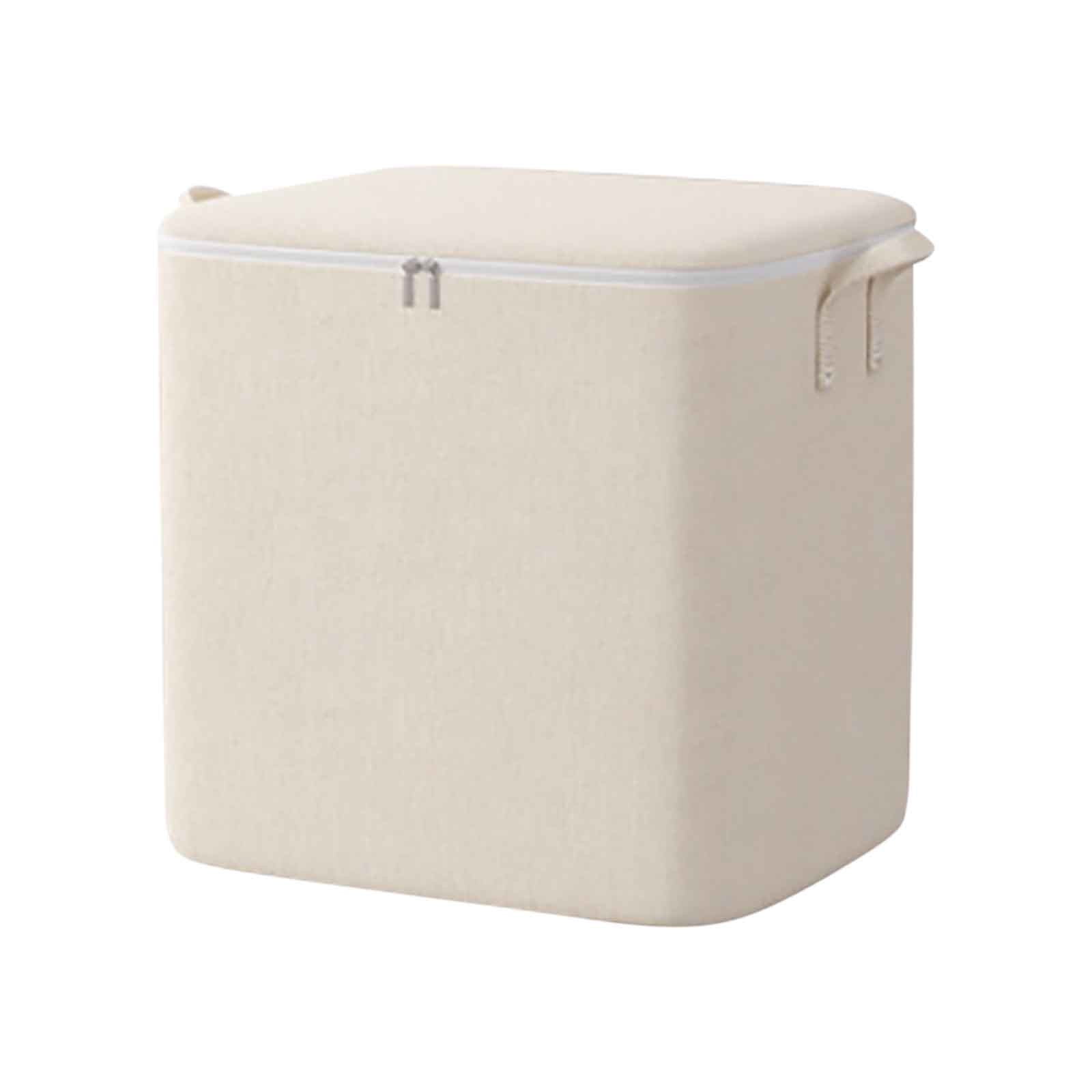 Clothing Storage Bags, Large-Capacity Zippered Cotton-Linen Bags ...