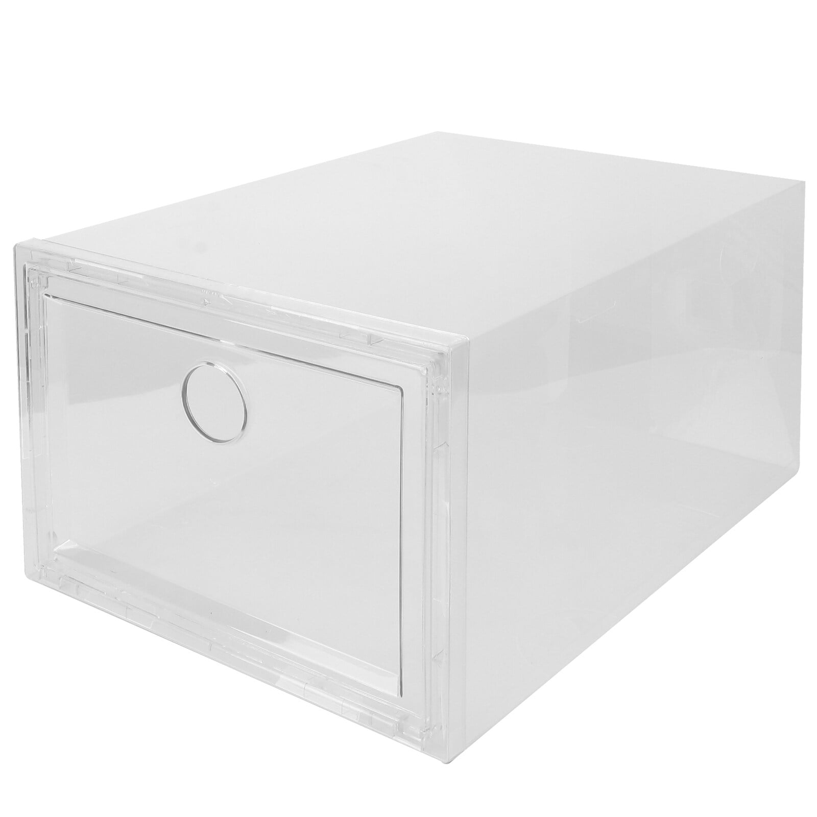 Clothing Storage Drawers Plastic Transparent Shoe Box Shoes Front ...