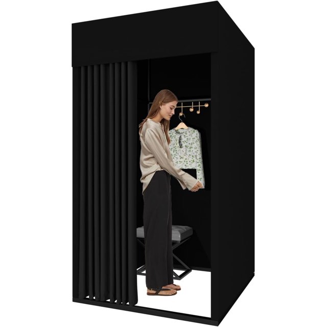 Clothing Store Fitting Room, Movable Square Changing Room, DIY ...