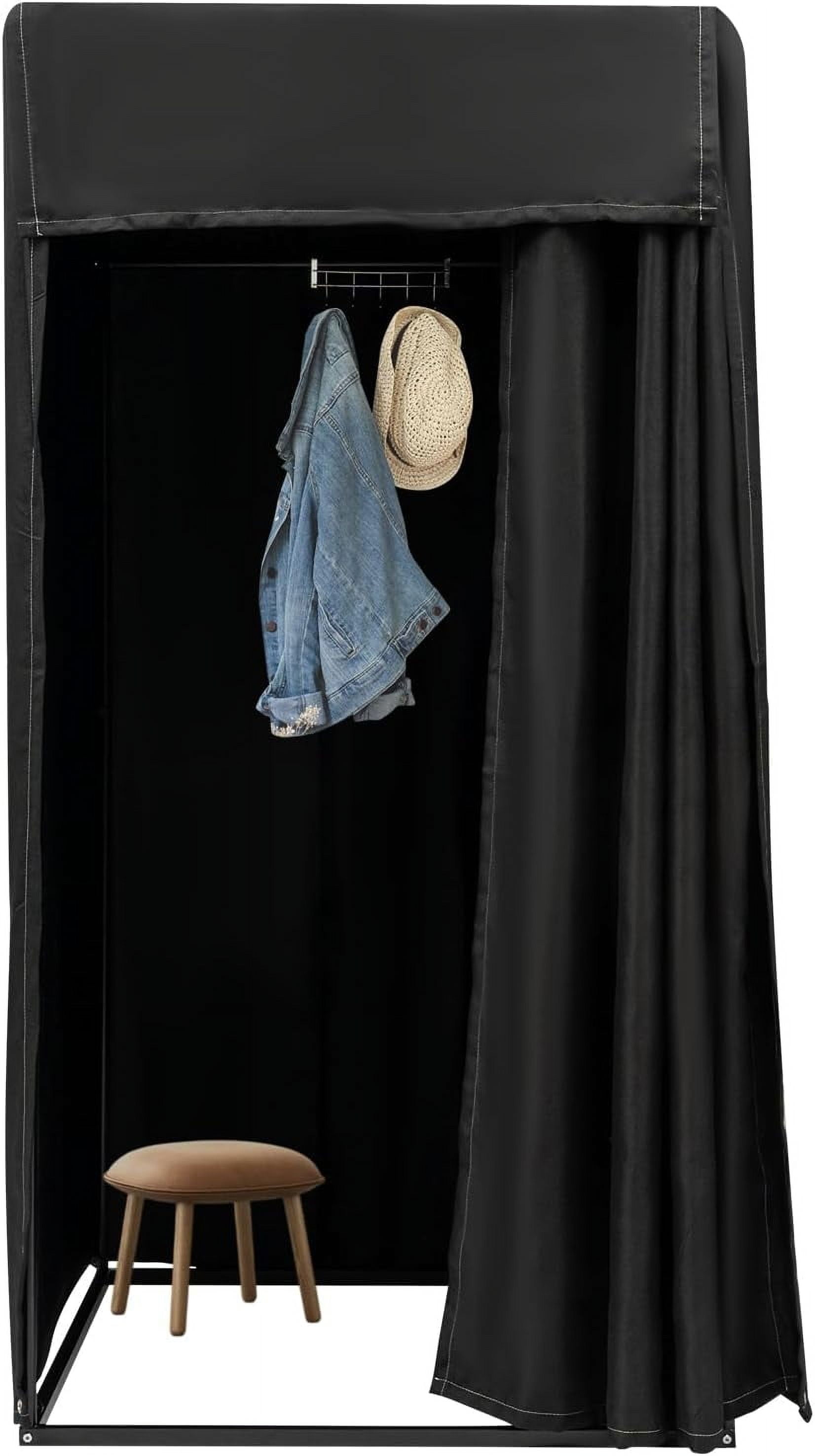 Clothing Store Fitting Room, Portable Changing Room Dressing Room Metal ...