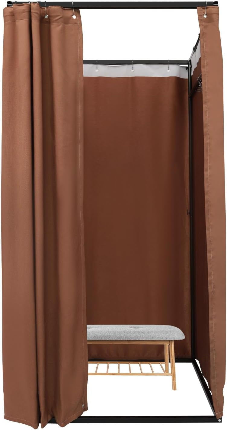 Clothing Store Fitting Room, Portable Changing Rooms with Shading ...