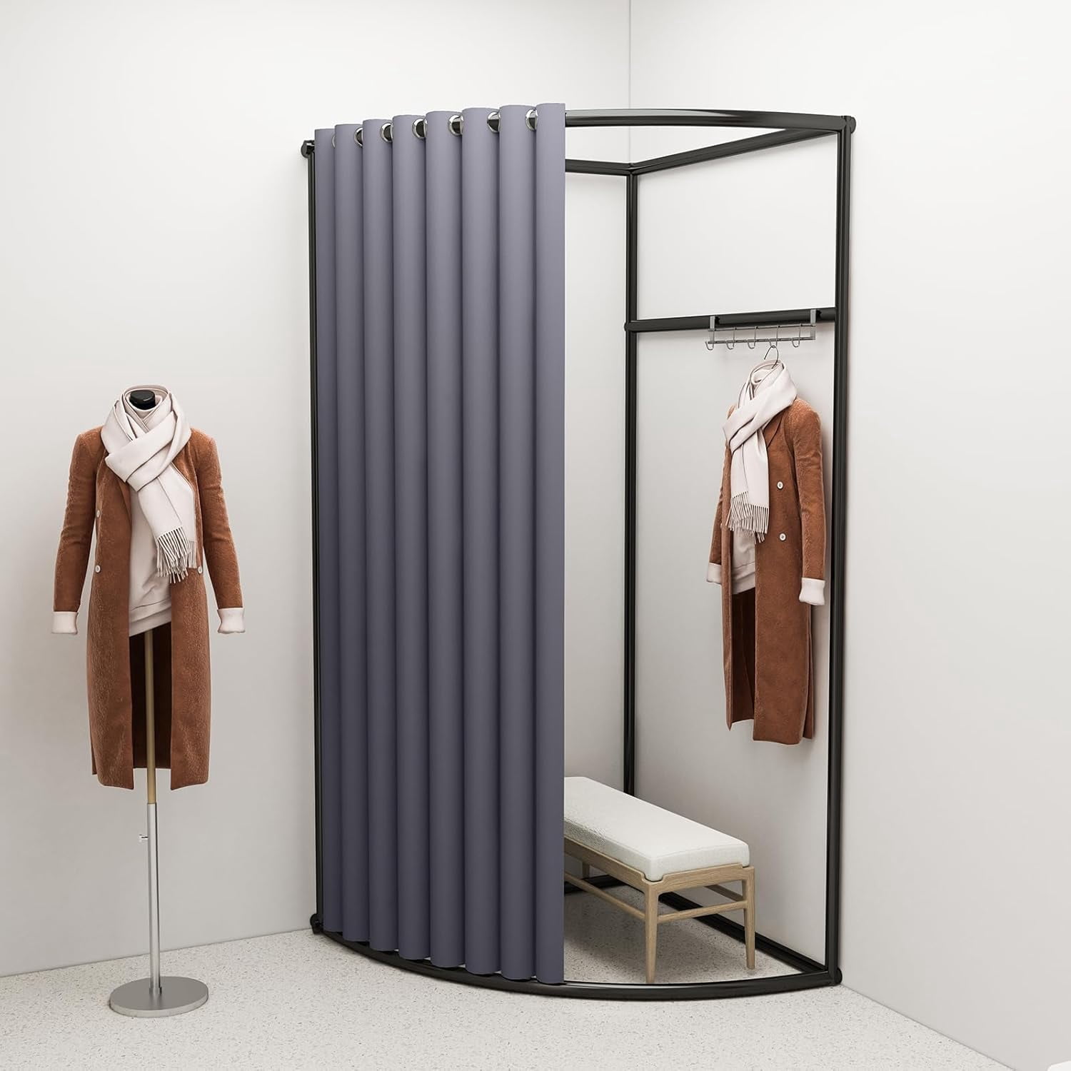 Clothing Store Fitting Room, Portable Privacy Protection Dressing Room ...