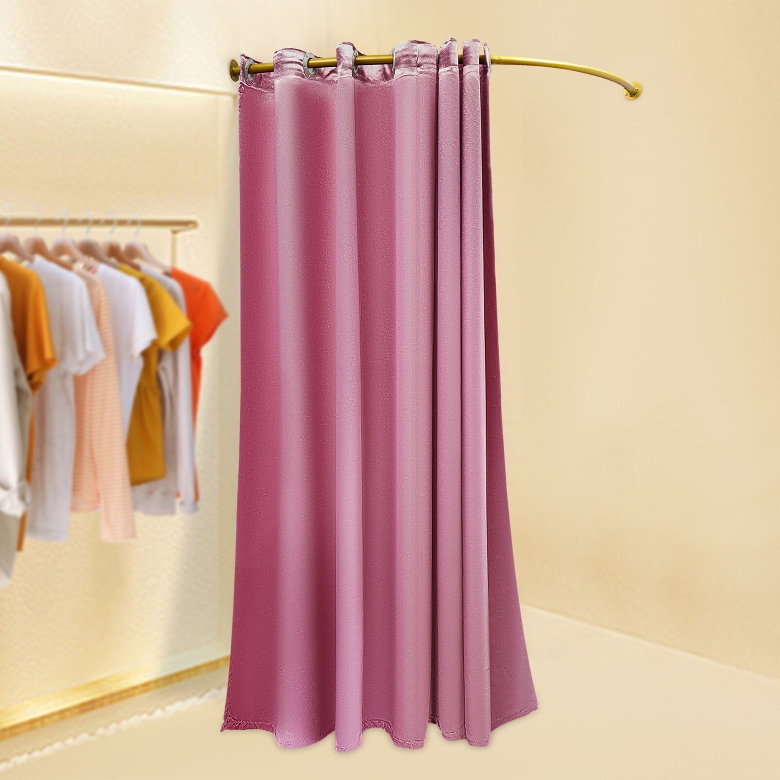 Clothing Store Fitting Room, Privacy Protection, Pink, Wall Mount C ...