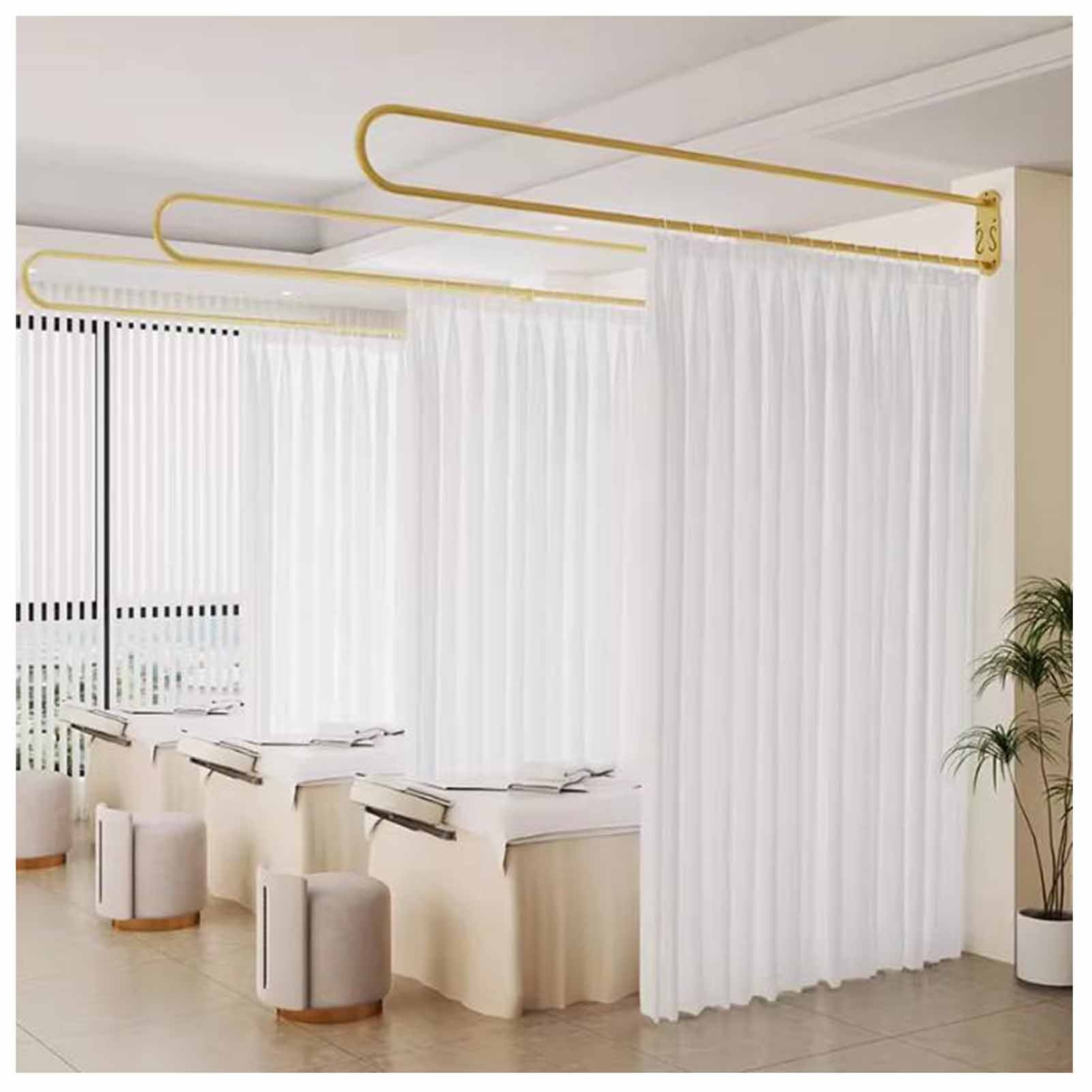 Clothing Store Fitting Room, Room Divider Privacy Cubicle Curtain ...