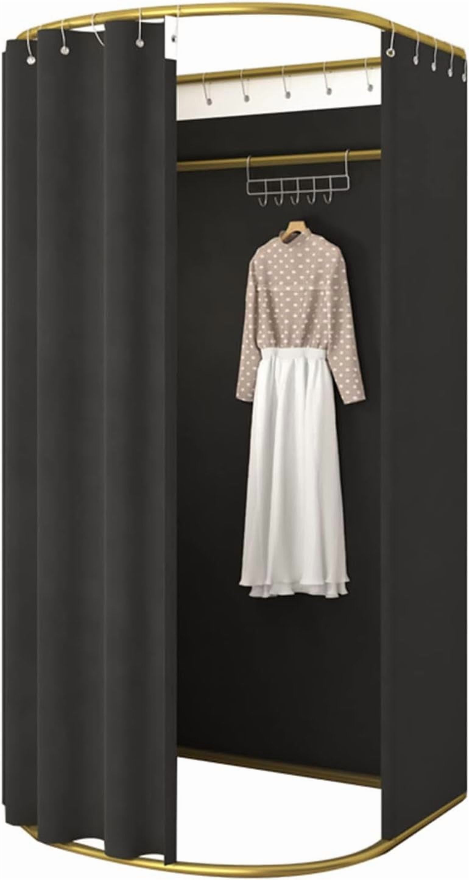 Clothing Store Fitting Room with Shading Curtain, Portable Temporary ...