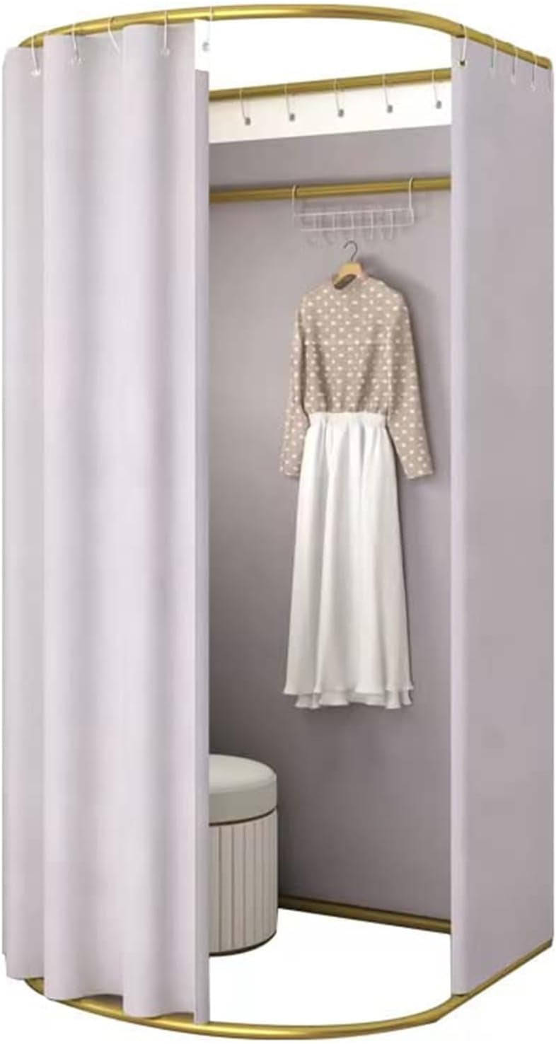 Clothing Store Fitting Room with Shading Curtain, Portable Temporary ...