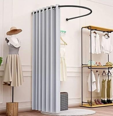 Clothing Store Fitting Room, U-Shape Changing Room, Privacy Screen ...