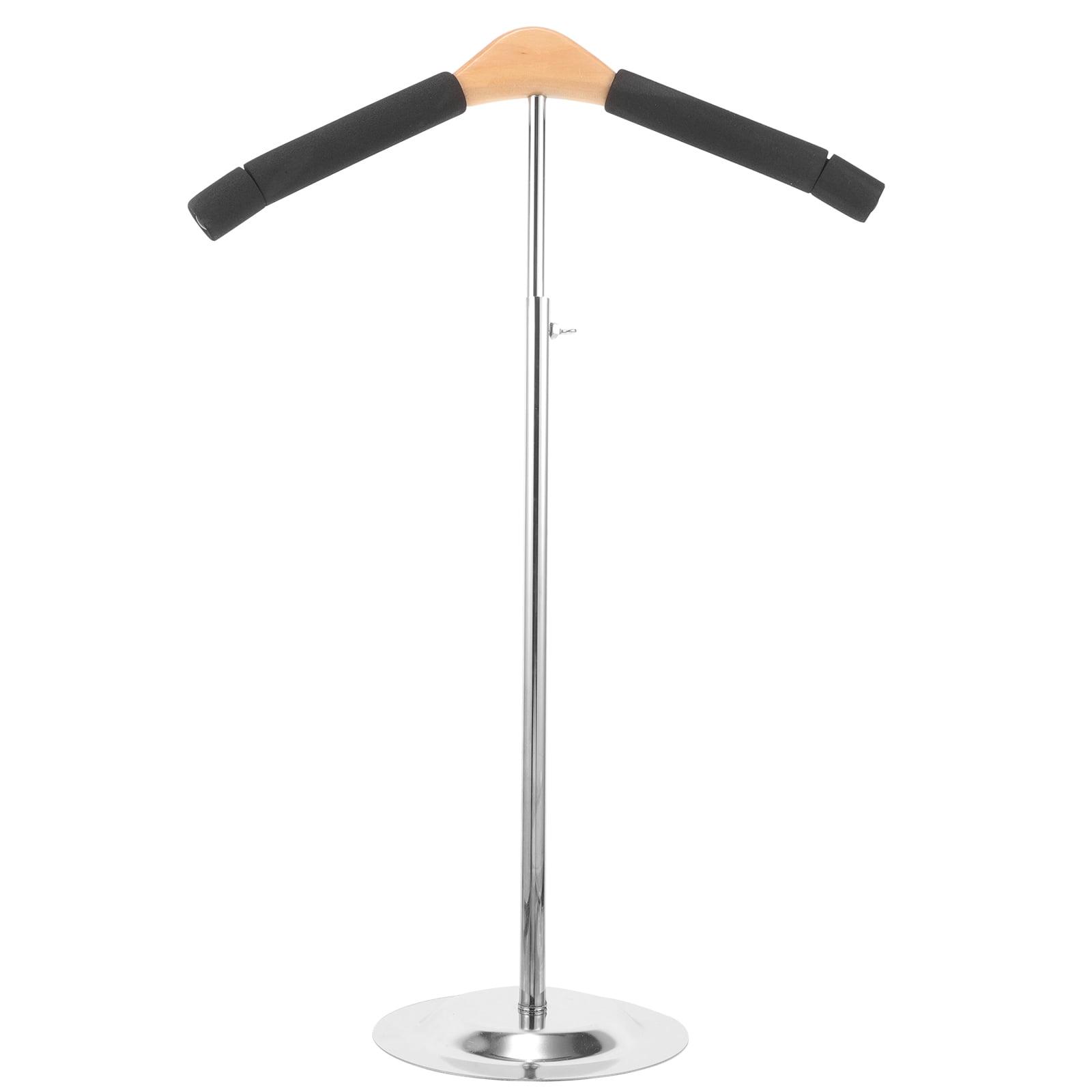 Clothing T-bar Hangers Garment Racks Flexible Shirt Black Child Wooden ...