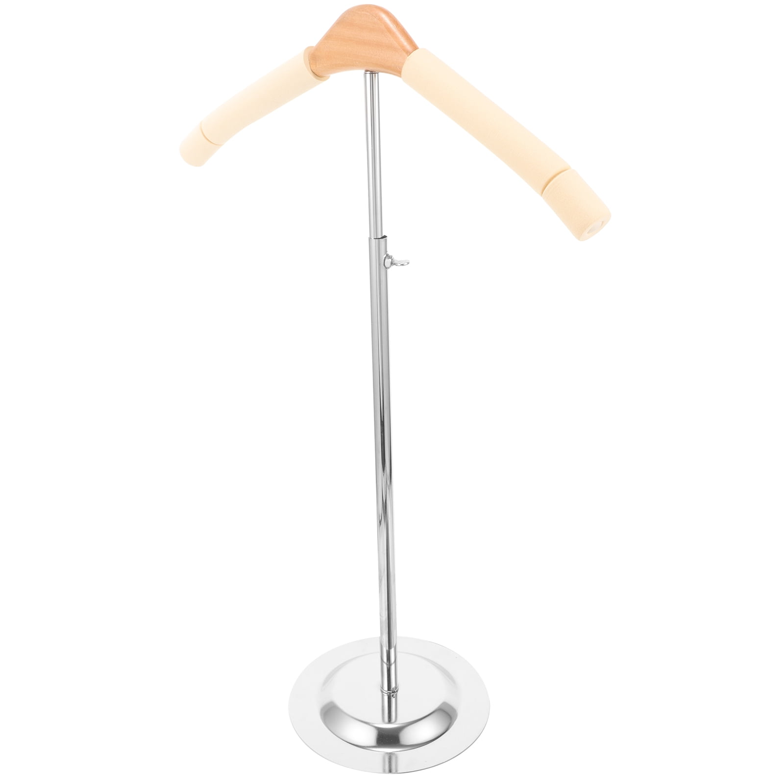 Clothing T-bar Portable Rack Coat Wall Hanger Display Shelves Clothes ...