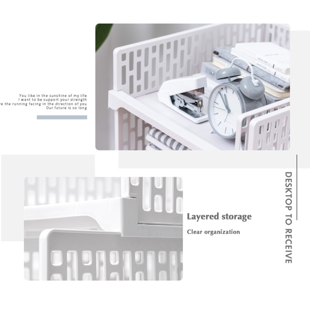 Clothing Wardrobe Storage Frame Clothes Layered Partition Storage Shelf ...