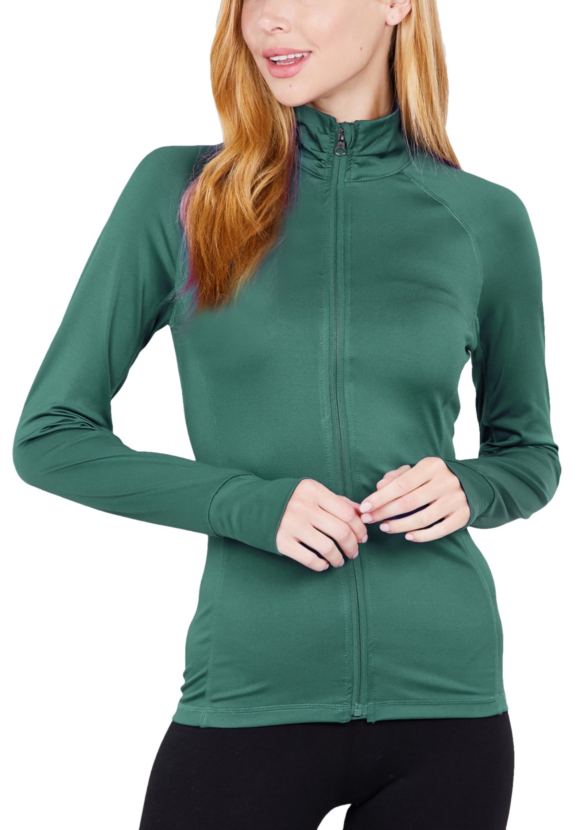 ClothingAve. Women's Athletic Track Jacket for Running, Workout, Yoga ...