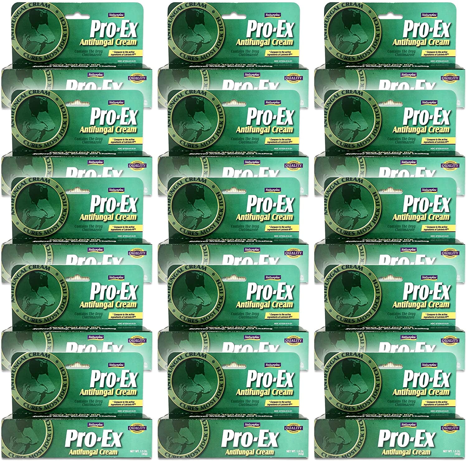 Clotrimazole Anti Fungal Cream Pro-Ex 1% 45grams x 15 tubes - Walmart.com