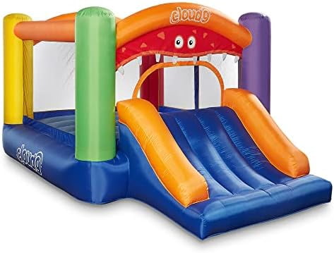 Cloud 9 Inflatable Bounce House and Blower, Monster Theme Bouncer for ...