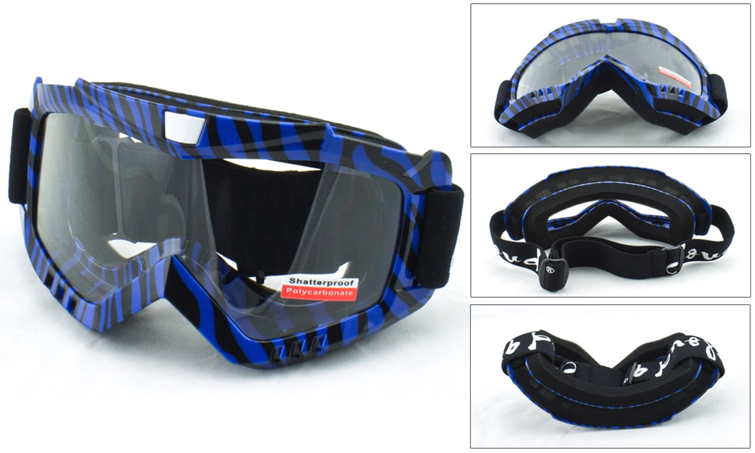 Cloud 9 - Safety Goggles Motorcycle Sports Lenses UV Protection ...