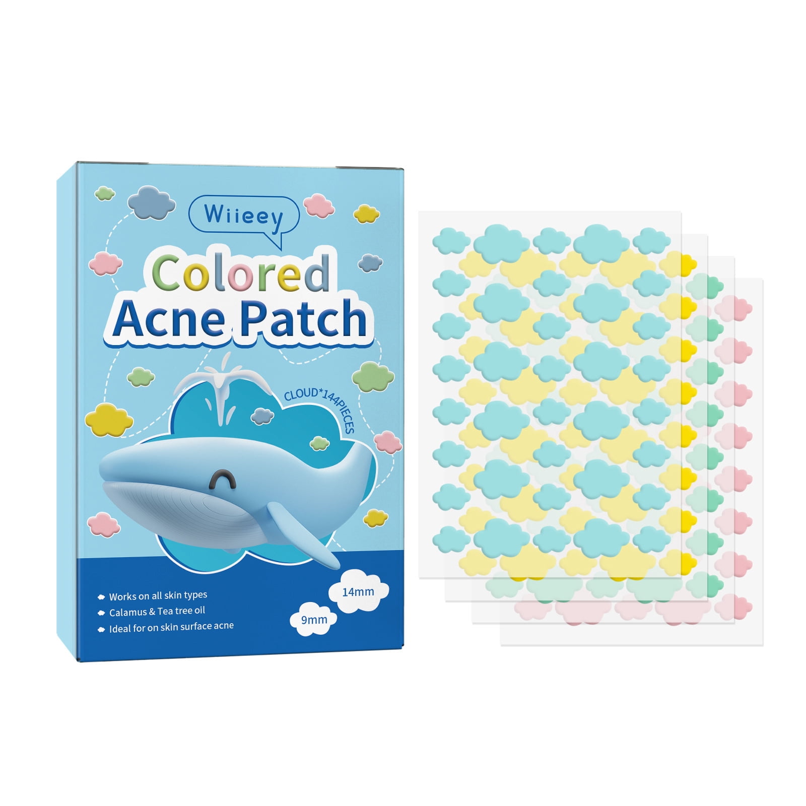 Cloud Acne Patch 144pcs Diminish acne scars, clean blemishes, and clean ...