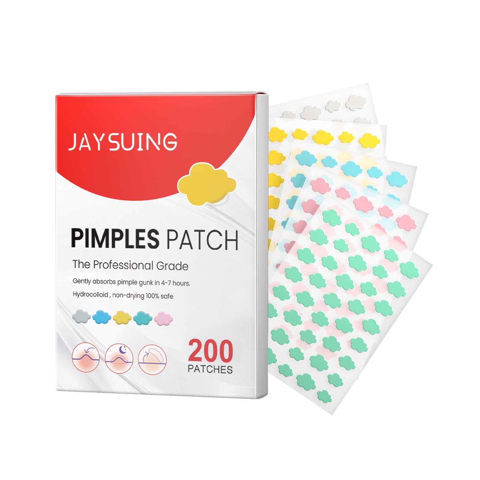 Cloud Acne Patch Invisible Blemish Acne Patch Gentle Repair Acne Skin ...