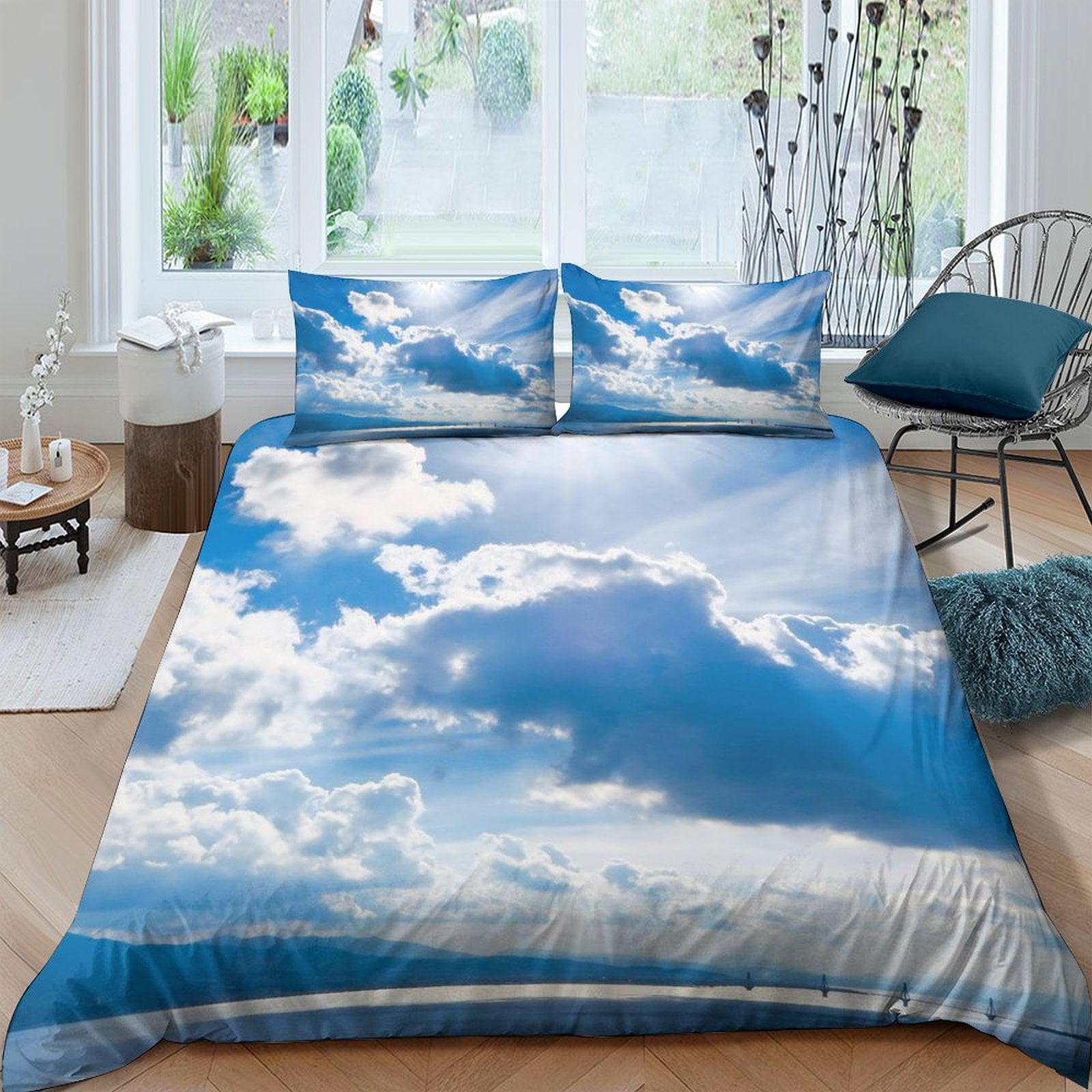 Cloud Bedding Set Comforter Covers 3D Printed Quilt Cover Duvet Cover 3 ...