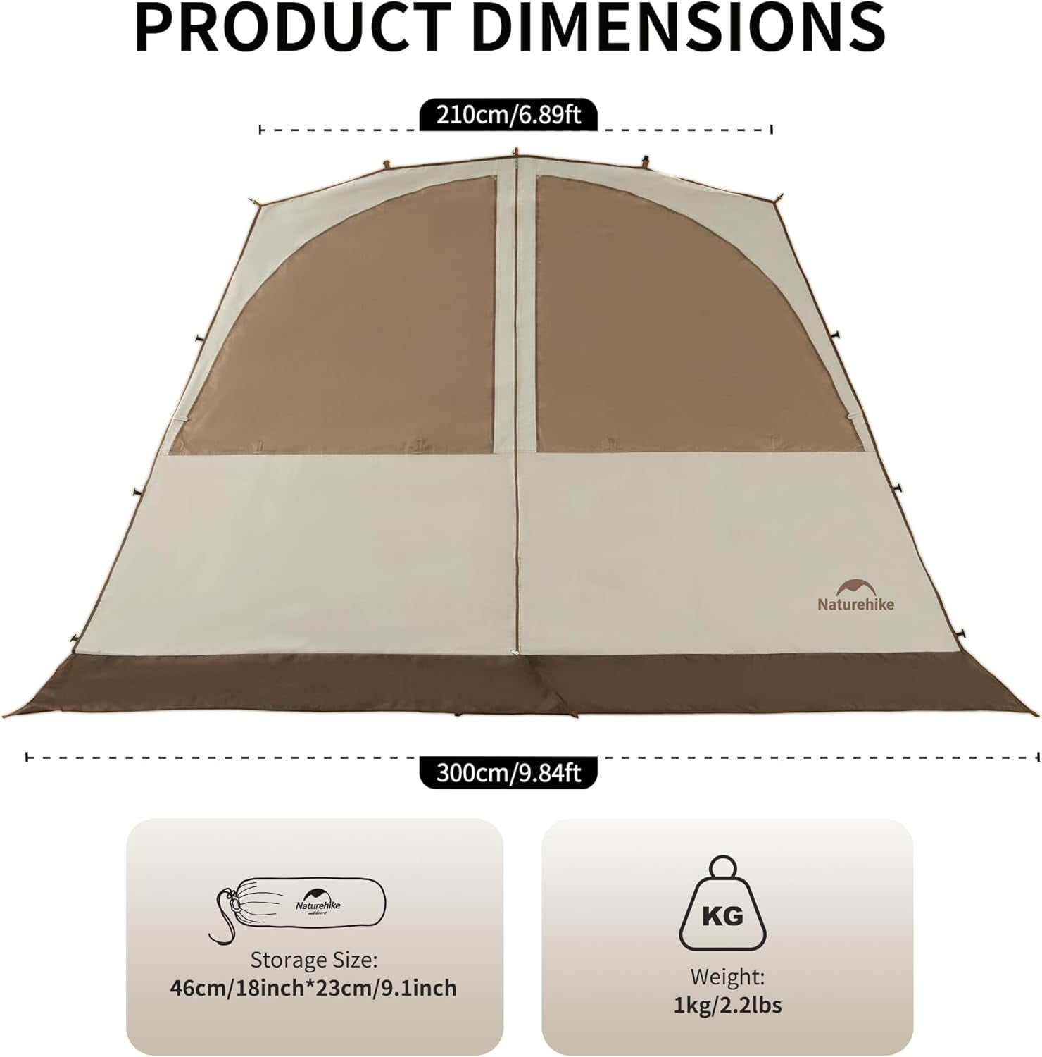 Cloud Boundary Camping Tent with Easy Setup for Outdoor Activities ...