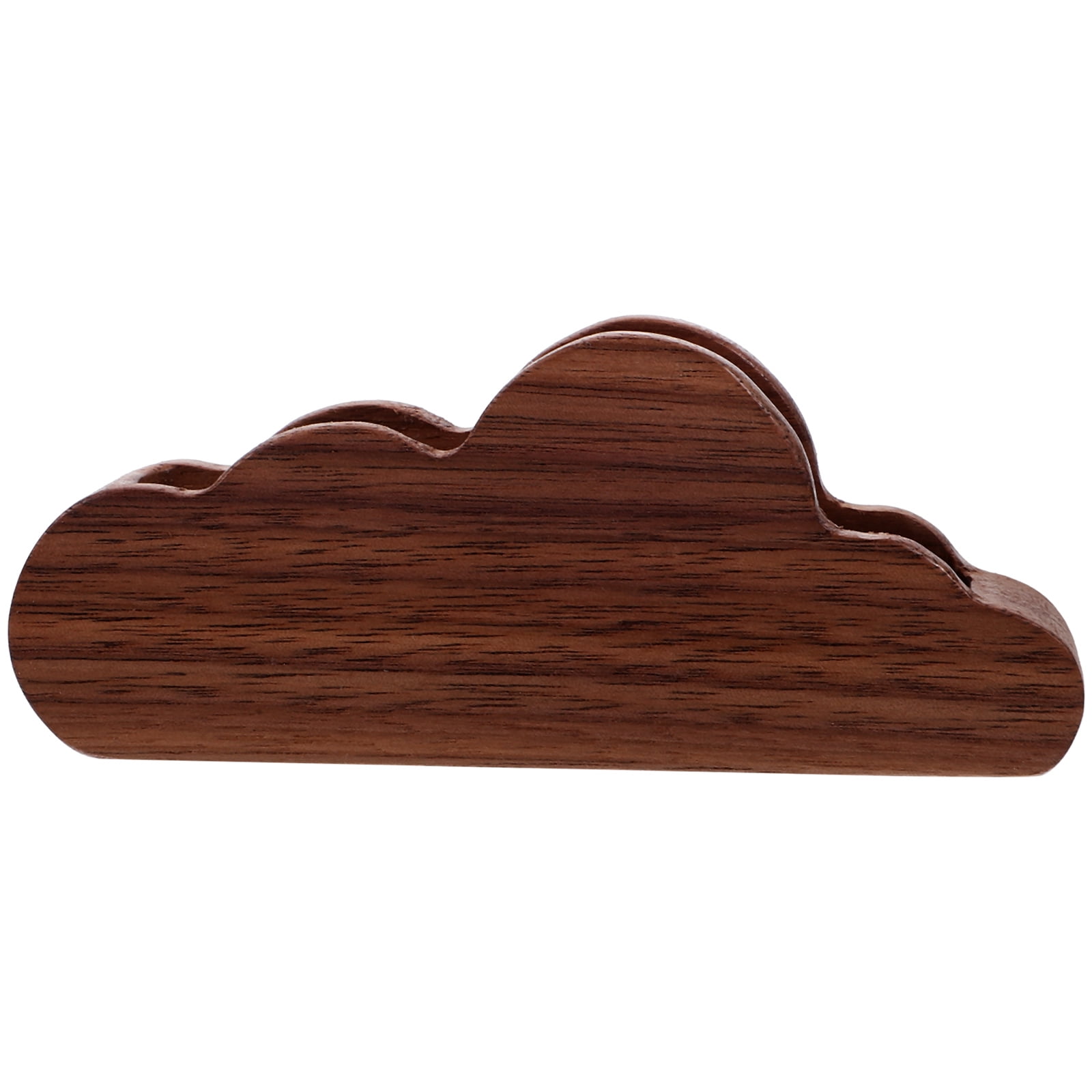 Cloud Business Card Holder Name Cards Rack Tea Bags Display Shelf Wood ...