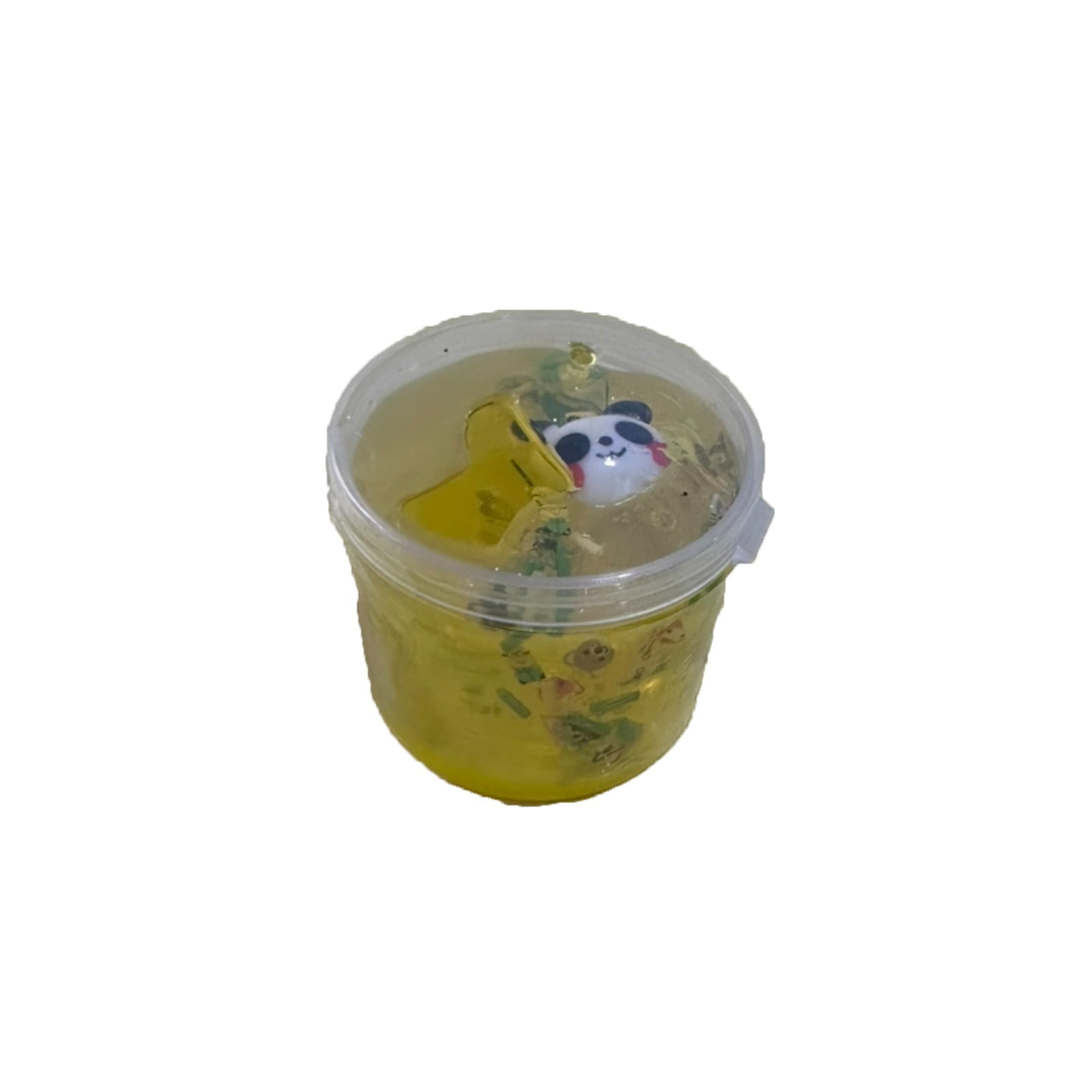 Cloud & Butter Slime Peach Scented - Fluffy Crunchy Pack for Kids 3-5, Non-Sticky with Panda ...