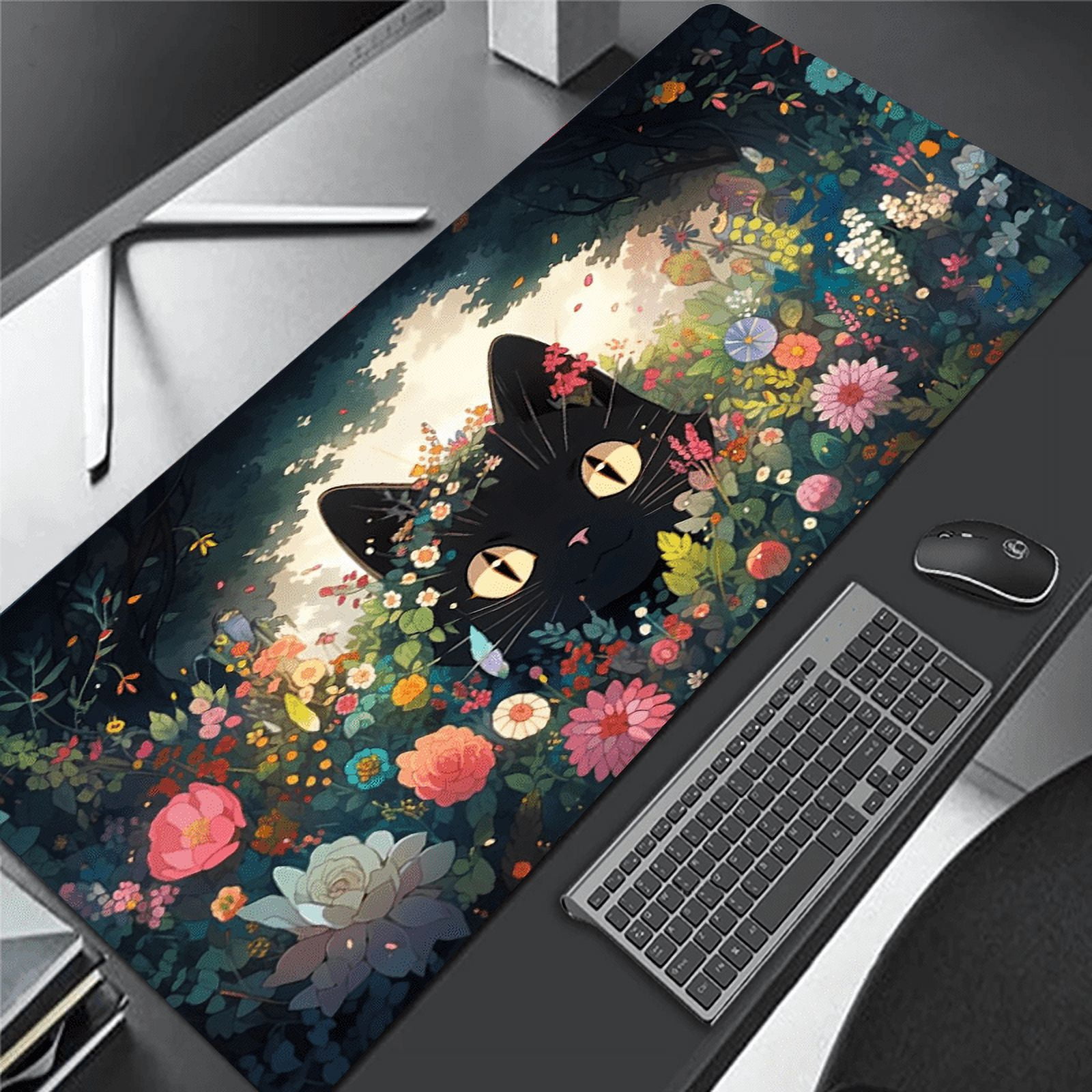 Cloud Cat Large Mousepad Computer HD Keyboard Pad Mouse Mat Desk Mats ...