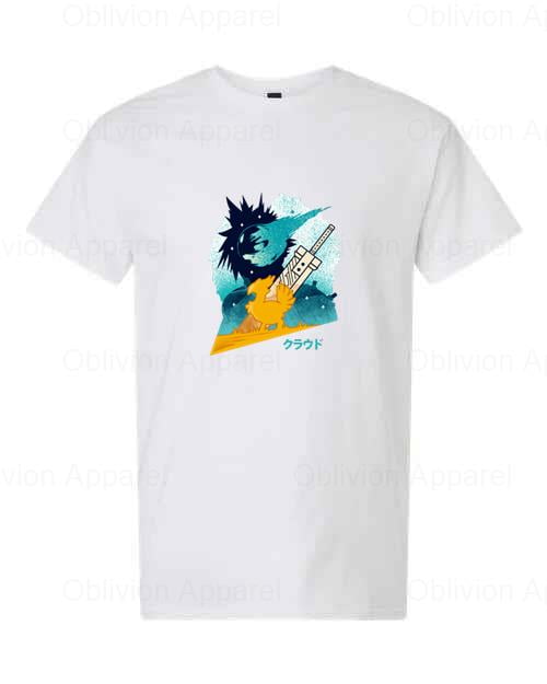 Cloud Chocobo Riding Final Fantasy VII Adventure Friends Gaming T Shirt ...