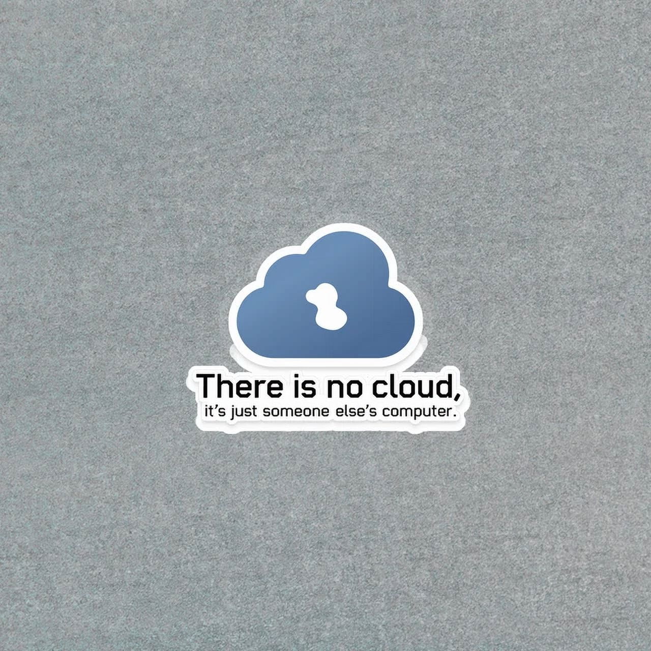 Cloud Computer Sticker Witty It Decal Geeky Gift For Techiesphone Decal ...