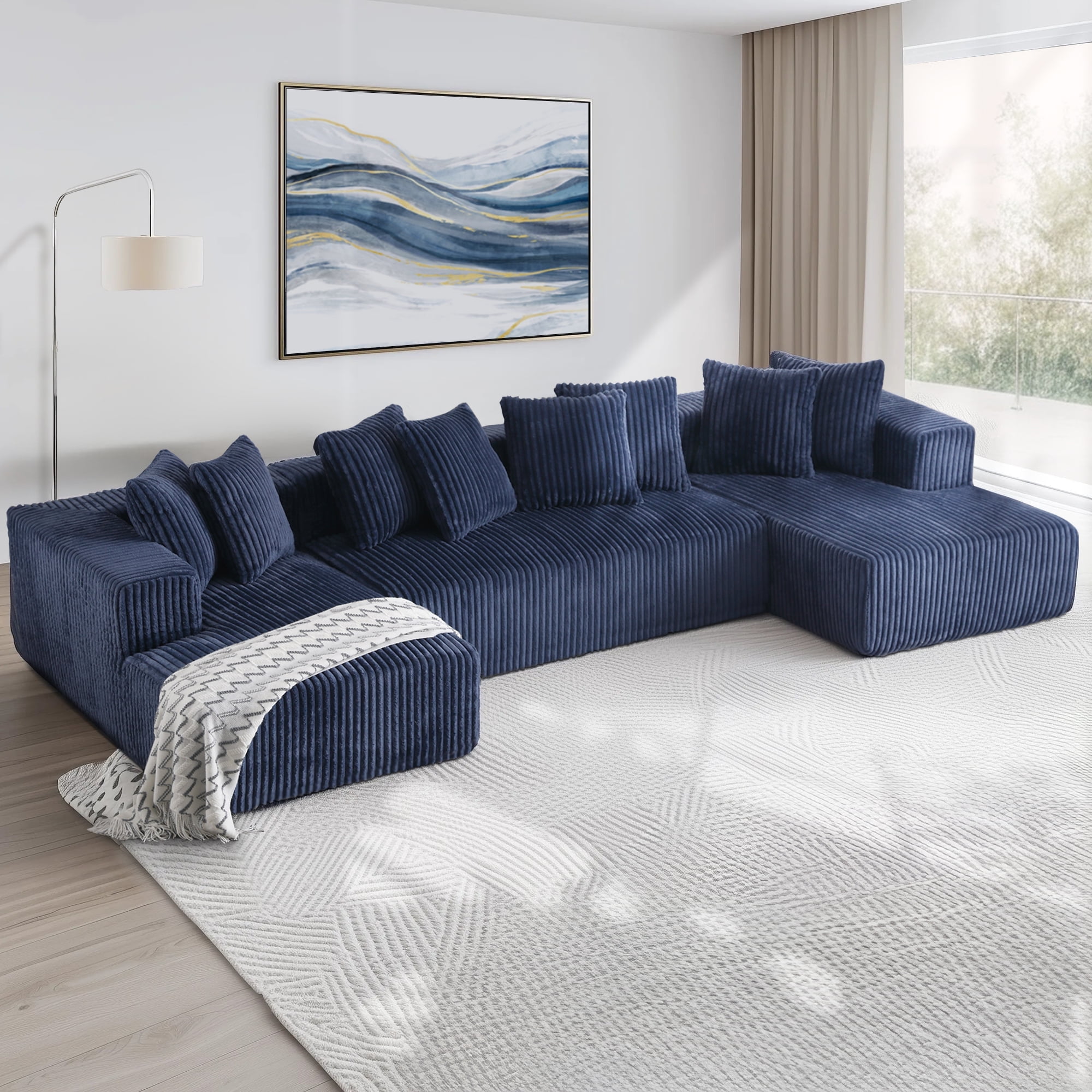 Cloud Couch Sectional Home Sofa Living Room Modular Couch Oversized ...