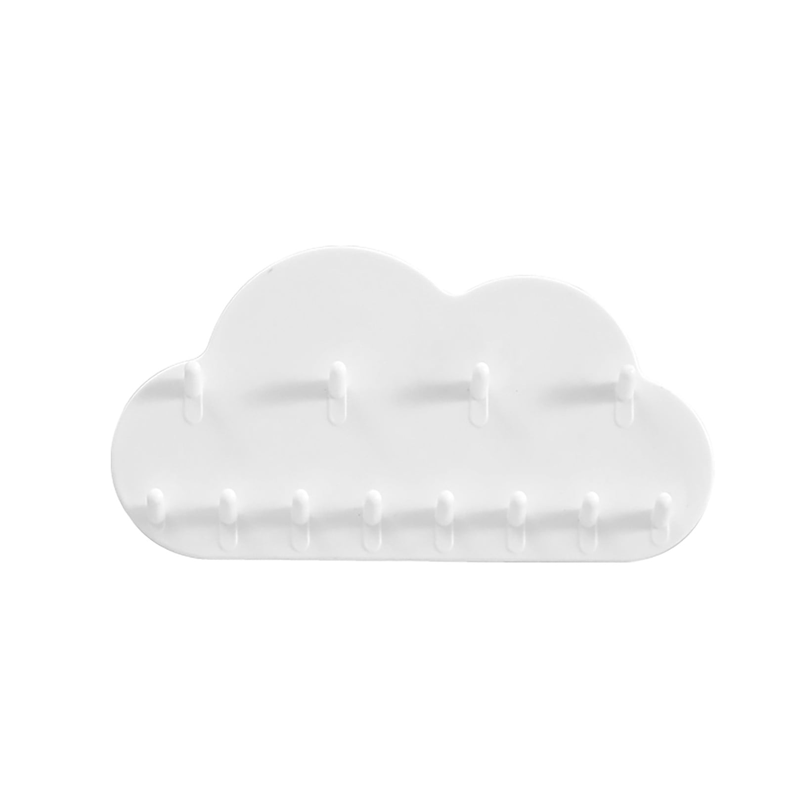 Cloud Double Hook Wall Hanger Punch-free Bathroom Wall-mounted Adhesive ...