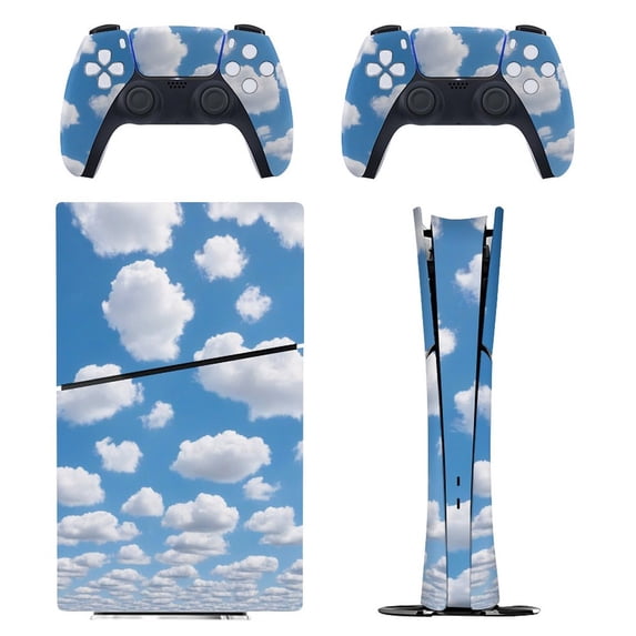 Cloud Drift Console Skin Bundle for PS5 Pro Slim Disc & Digital / PS4 ...
