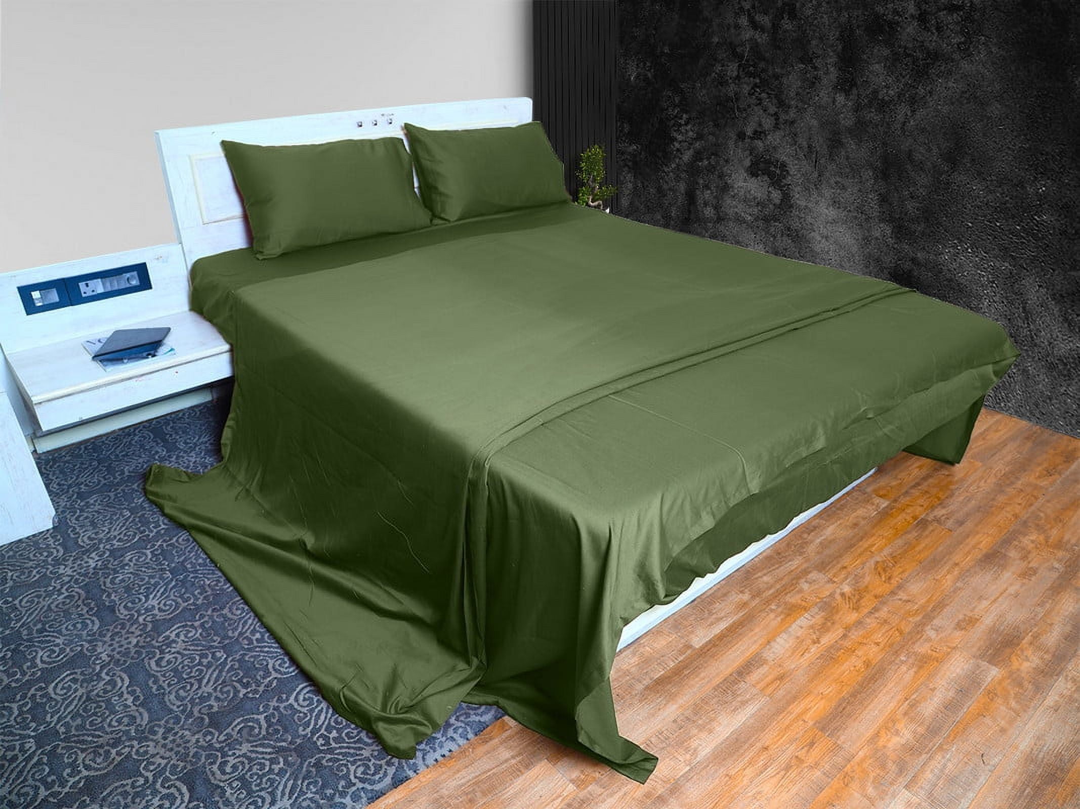Cloud Fino 100% Cotton Sheet Set- 4 PC Cotton Sheet Set- 600 TC- Cotton ...
