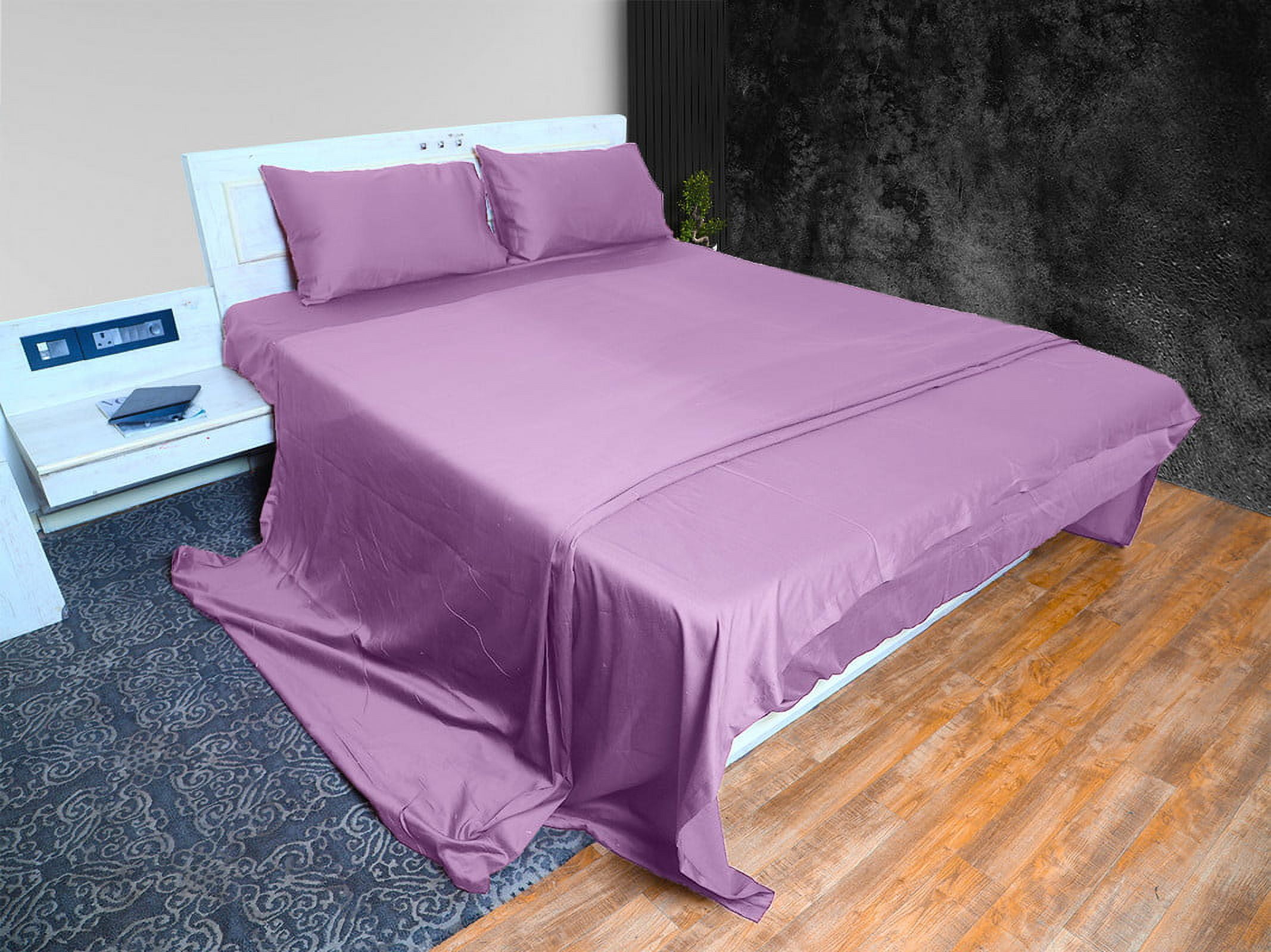 Cloud Fino 100% Cotton Sheet Set- 4 Piece Sheet Set- 600 Thread count ...