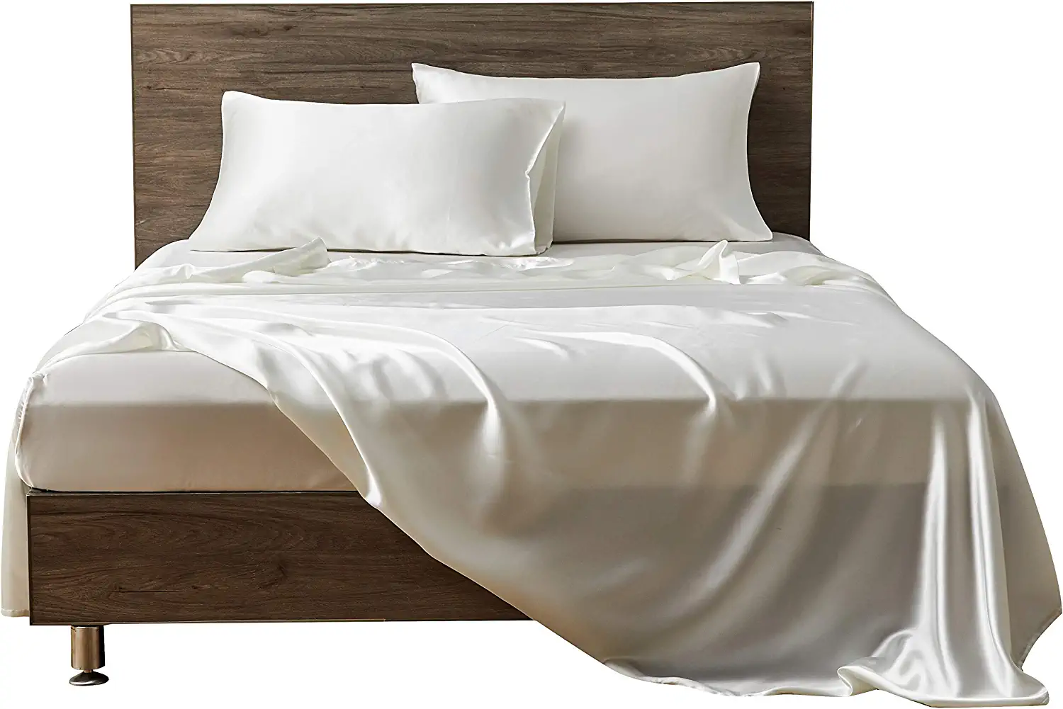 Cloud Fino 4 Pc Silk Satin Sheets Set|Silk Satin Fitted Sheet|Silk ...