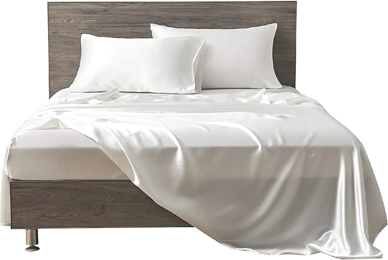 Cloud Fino 4 Pc Silk Satin Sheets Set|Silk Satin Fitted Sheet|Silk ...