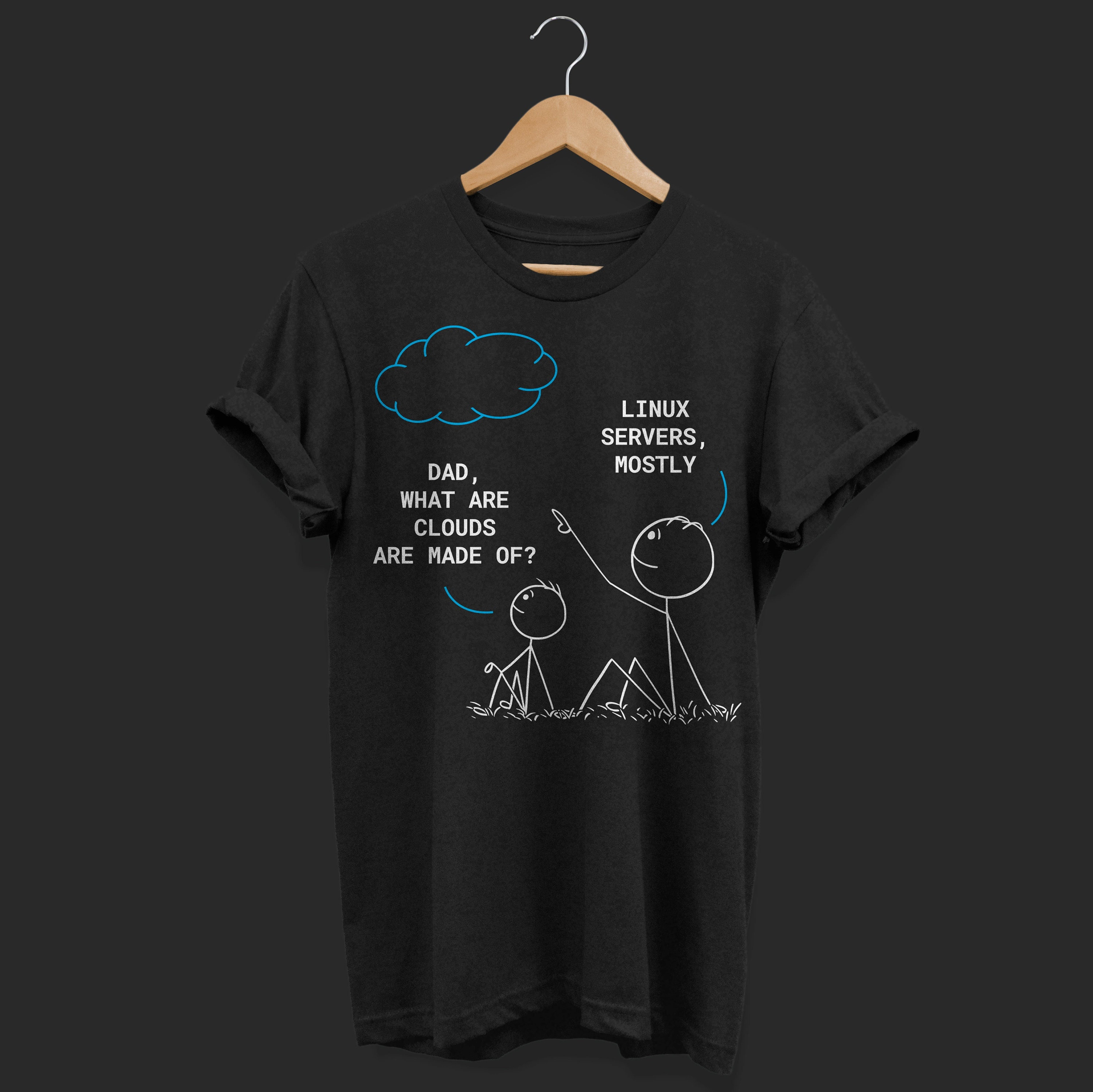 Cloud It Professional Sys Admin Programming Coding Dad What Are Clouds T Shirt Web Developer