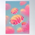 Cloud Isopod - Sunset Poster Wall Art Modern Wall Decor Wall Art Home ...