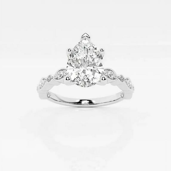 Cloud Jewel 1.6 Ct Pear Cut Diamond Engagement Wedding Ring ...