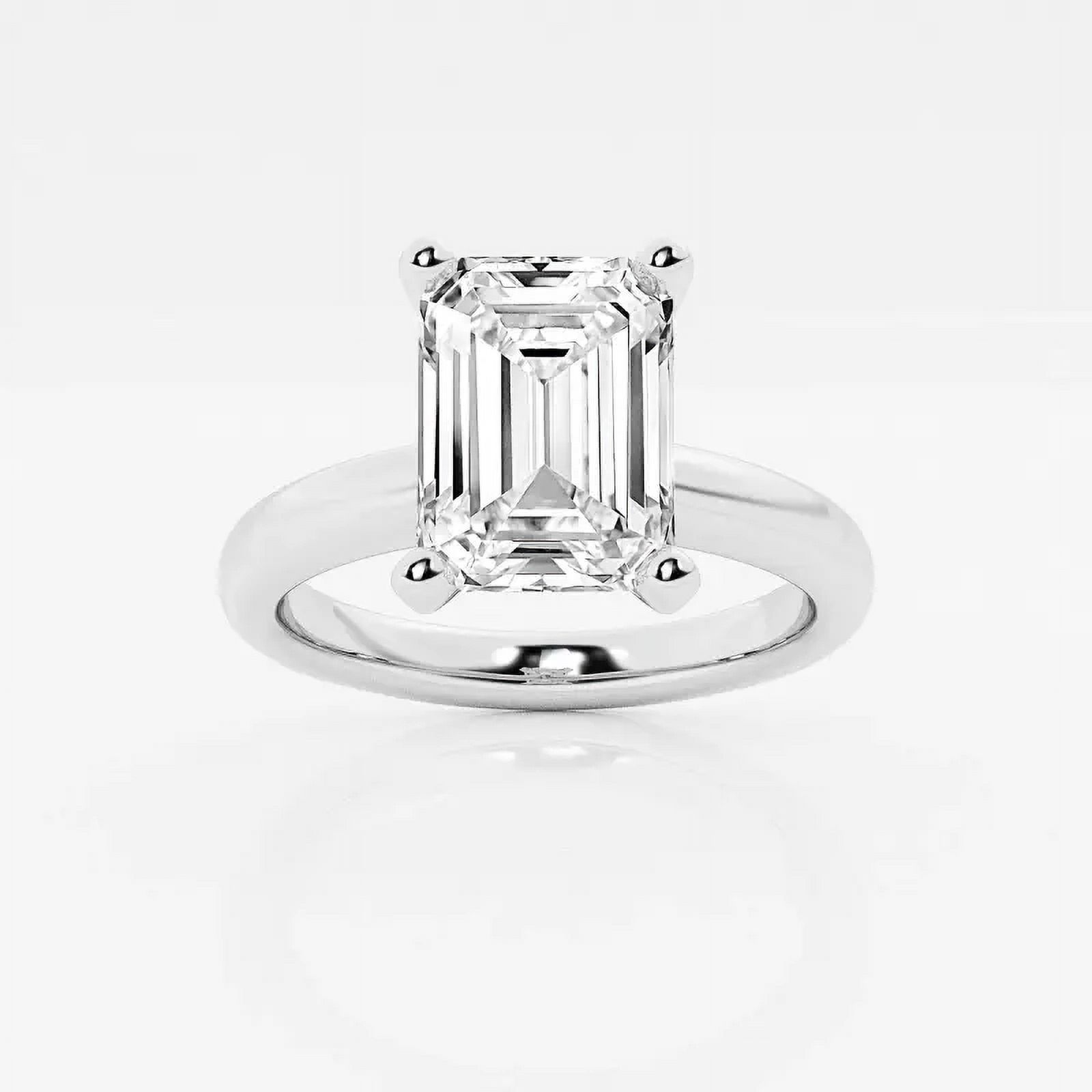 Cloud Jewel 14k White Gold Over Engagement Ring for Women's - 2 Ct ...
