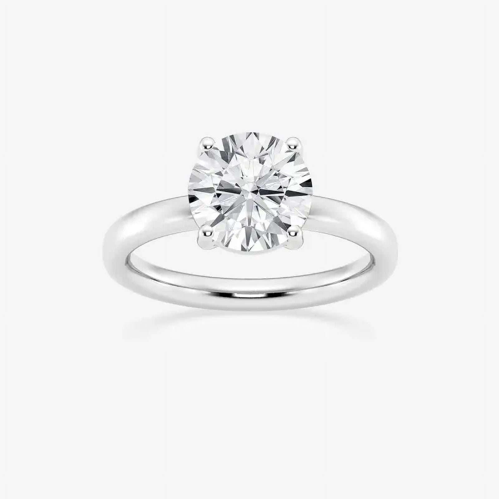 Cloud Jewel 2.6 Ct Heart Cut Wedding Rings for Women - 14K White Gold ...