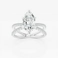 Cloud Jewel Classic 2 Ct Round Cut Lab-Created Simulated Diamond Criss Cross Engagement Ring ...